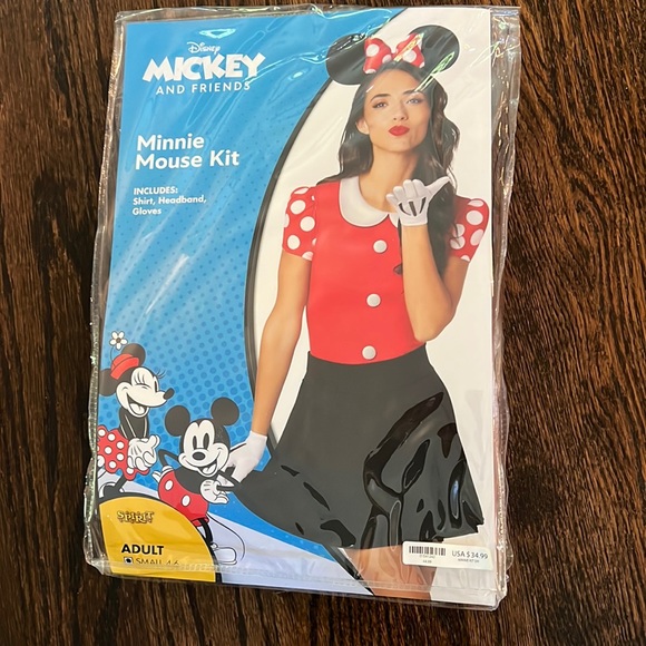 Disney | Other | Disney Minnie Mouse Adult Costume Sz 46 | Poshmark